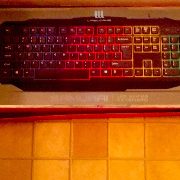 Other | Its A Samurai Led Gaming Keyboard | Poshmark